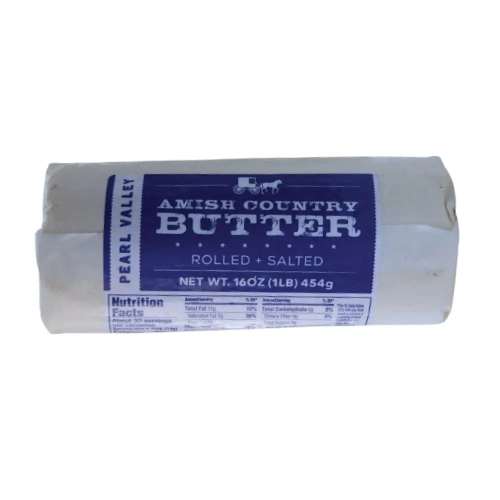 Salted Grass-Fed Amish Butter – 1 lb | Creamy & Rich – Amish Farm