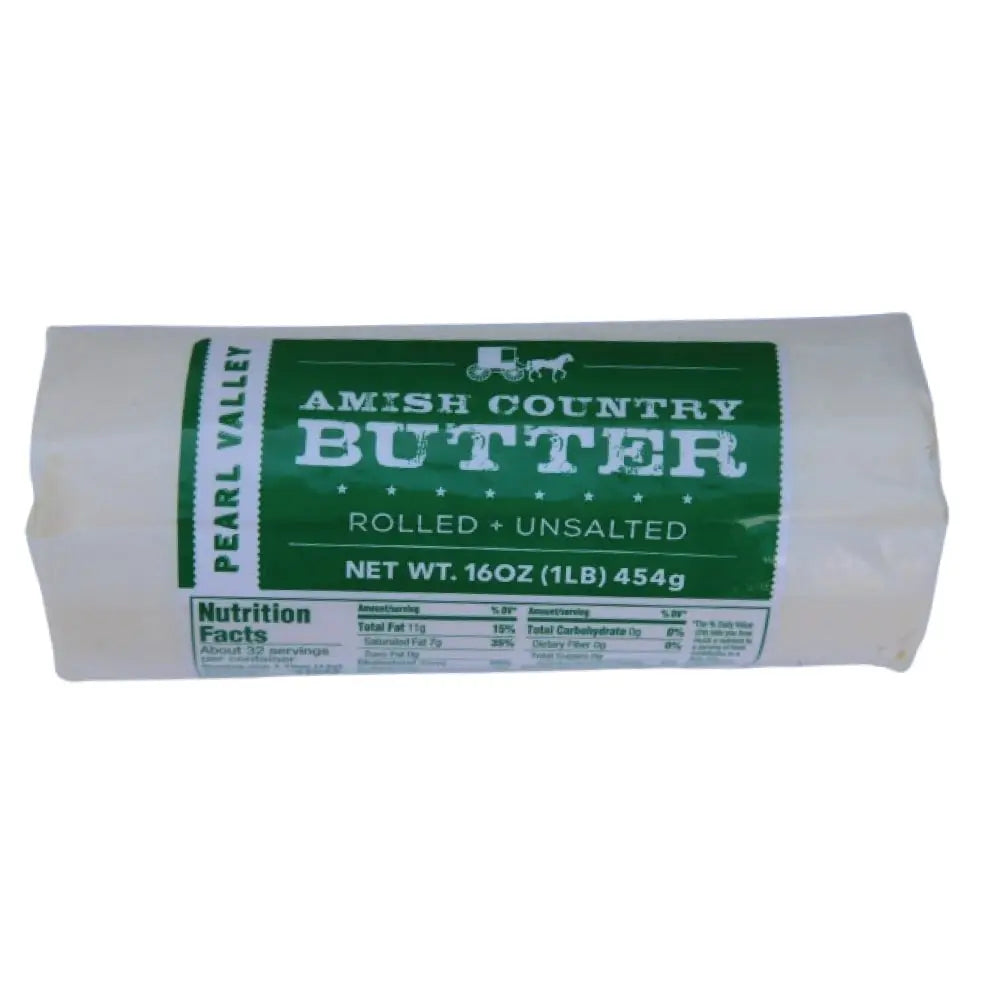 Unsalted Grass-Fed Amish Butter – 1 lb | Creamy & Rich – Amish Farm